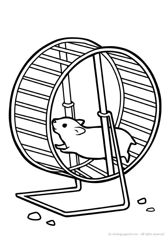 Ausmalbilder Humphrey Der Hamster